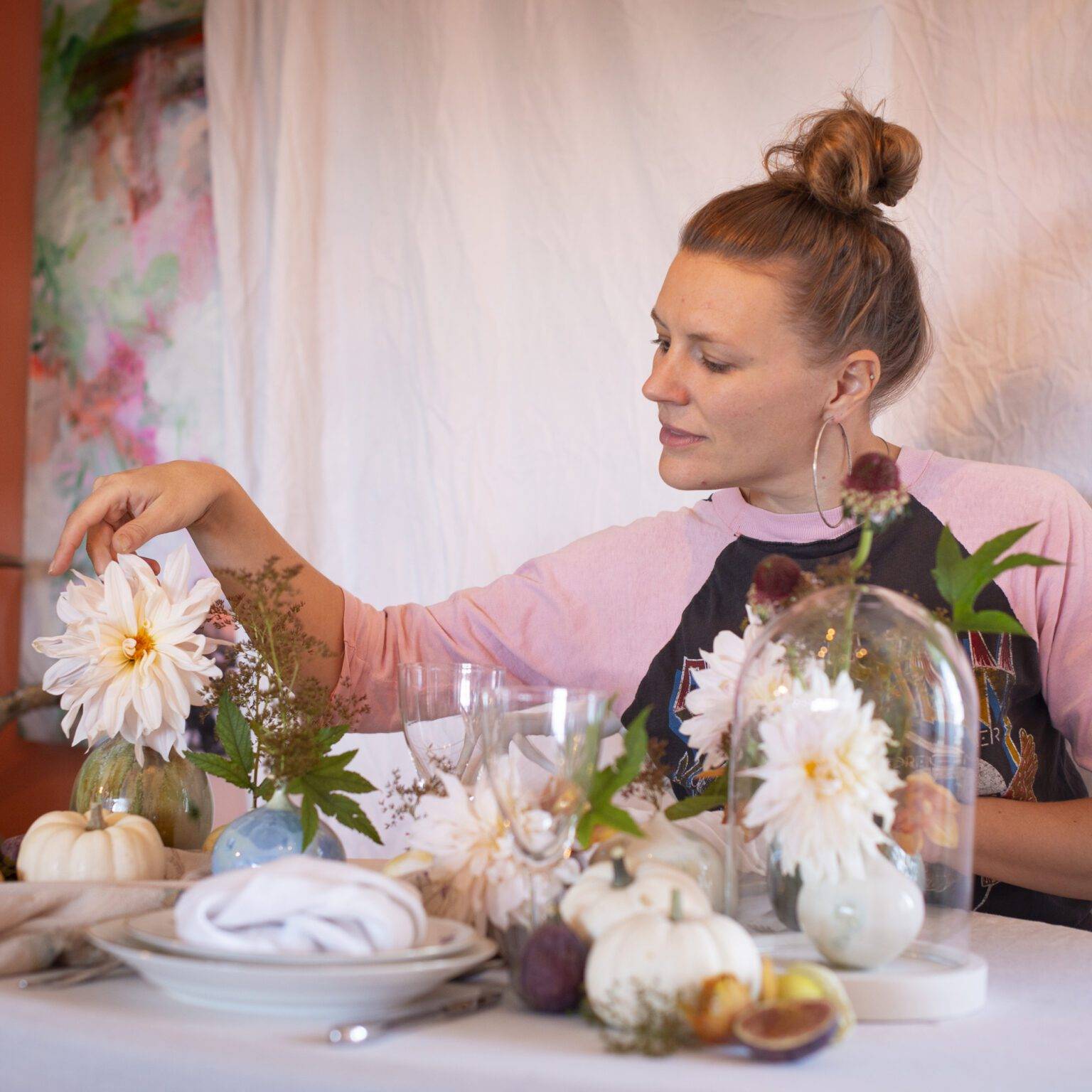 Blomsterdekor fra hjertet